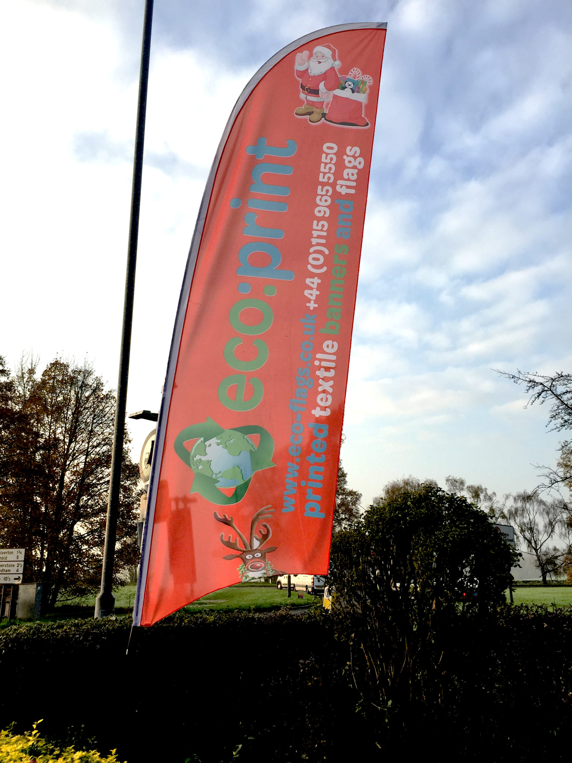 Printed Flag Care - Eco Print