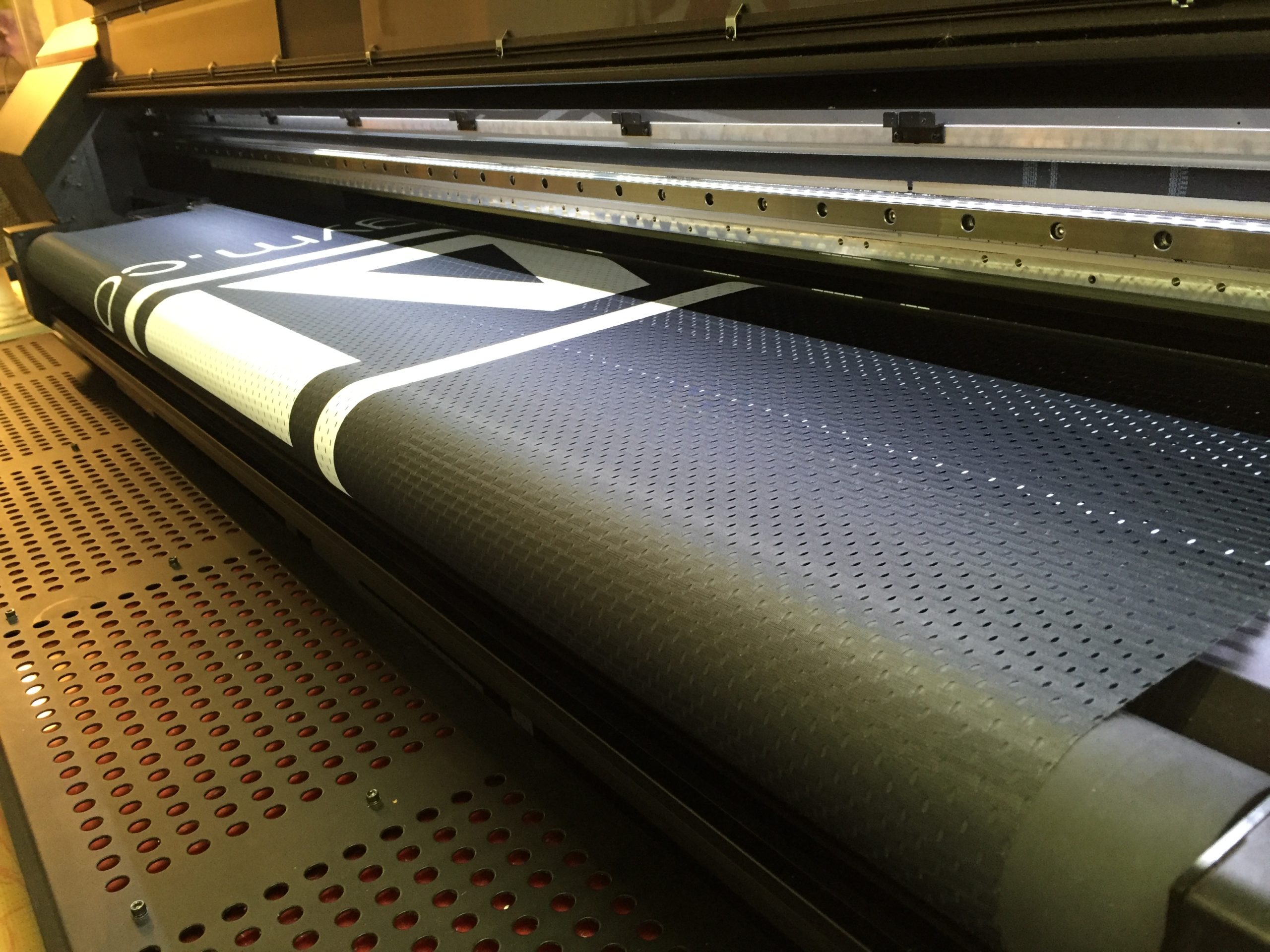 Heras Fence Scrim - Eco Print